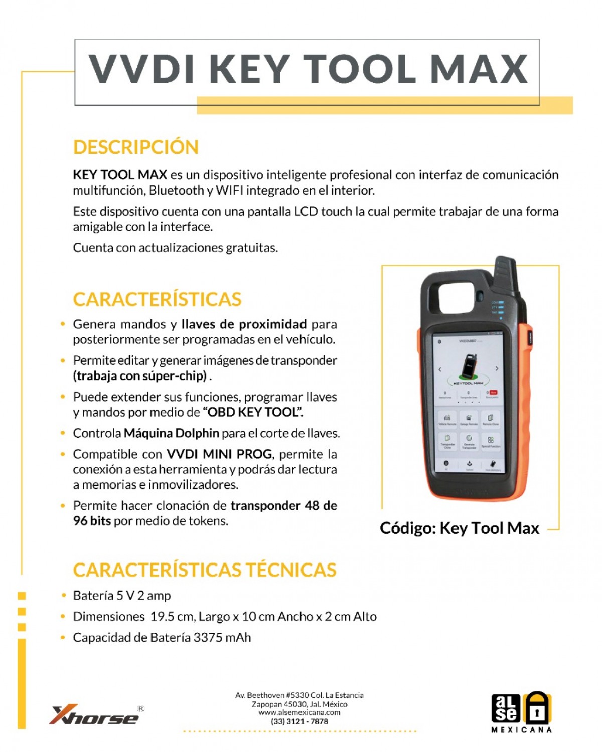 SKU Seleccionado: KEY TOOL MAX