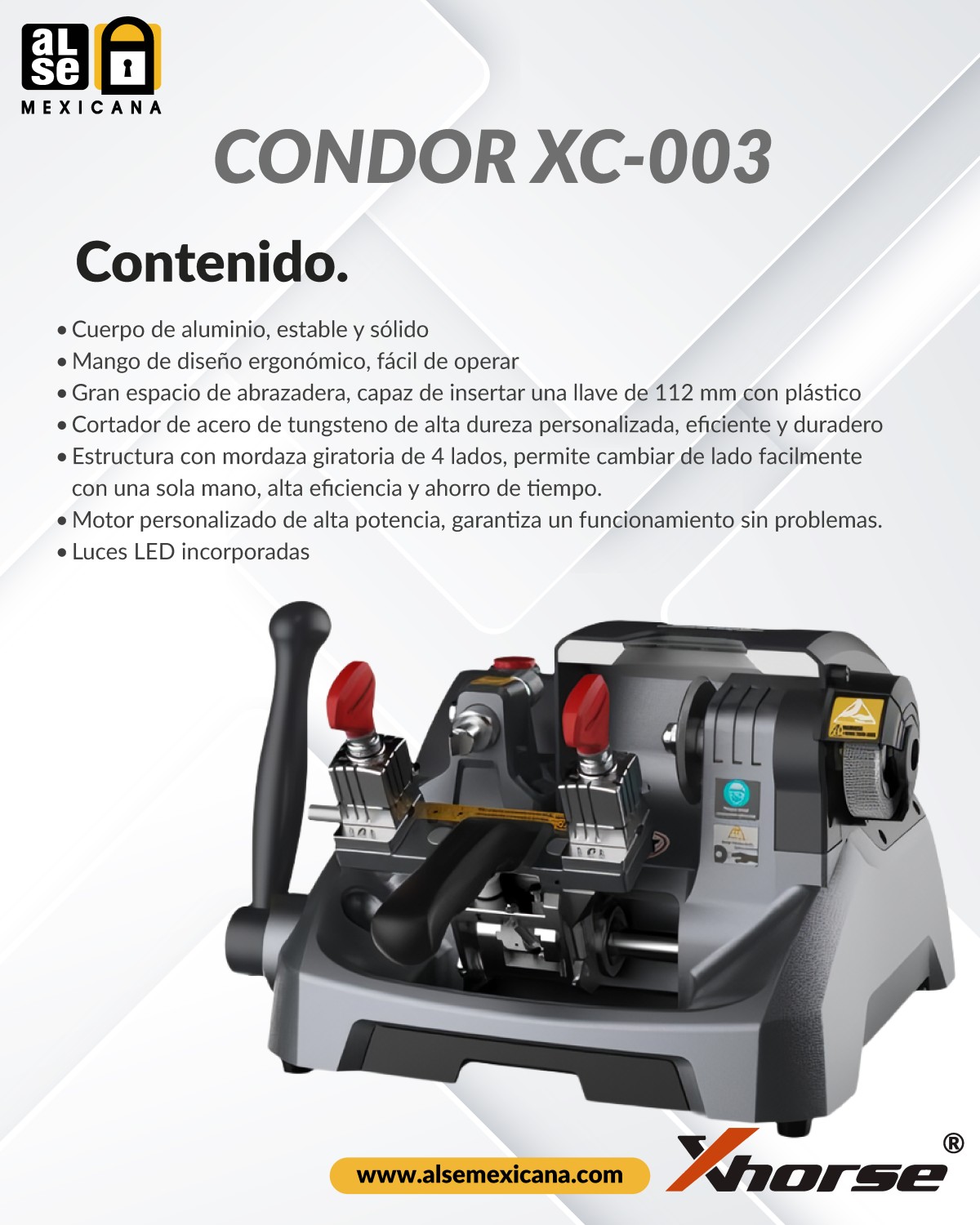 2. Ficha Técnica CONDOR CX 003 Xhorse